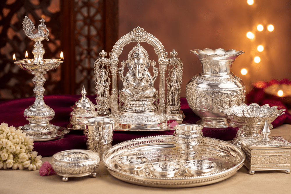 Where to Buy Silver Articles in Hyderabad | Gokulam Jewels